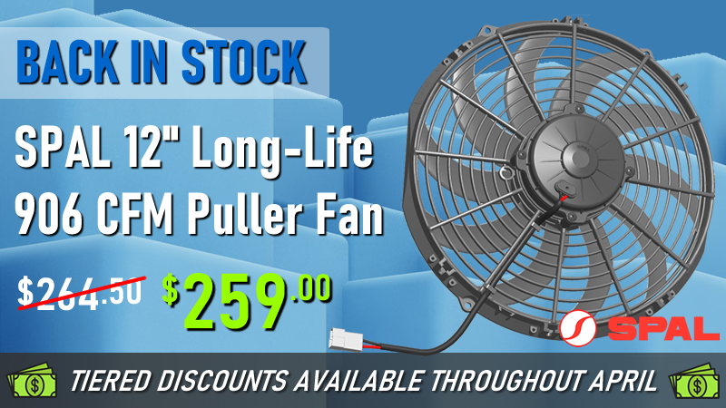 Back In Stock: SPAL 12" Long-Life Puller Fan EF3576 – Thermofans.com.au