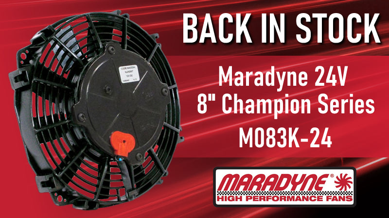 Back In Stock: Maradyne 24V 8" Champion Series Fan – Thermofans.com.au