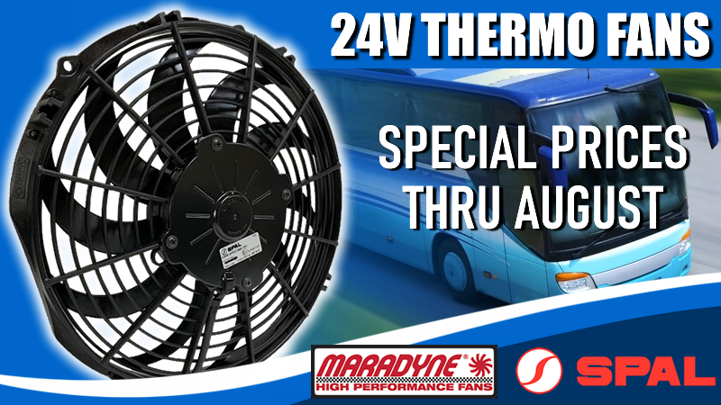 Great Deals on SPAL & Maradyne 24V Fans – Thermofans.com.au
