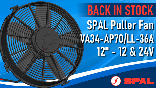 BACK IN STOCK - SPAL 12" Puller Fan 12 & 24v – Thermofans.com.au