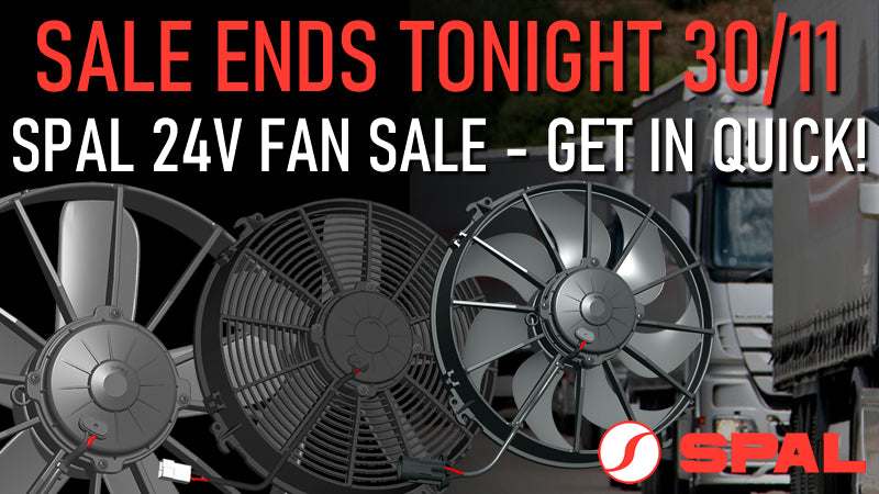 SPAL 24V Fan Sale Ends Tonight! – Thermofans.com.au