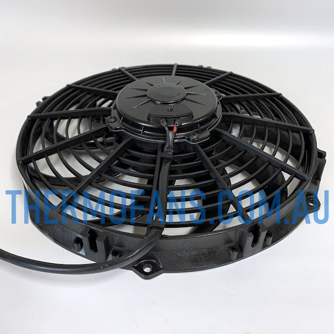 SPAL Thermo Pusher Fan - 11" / 280mm Skew 12V - 832 CFM - 6.4Amps ...