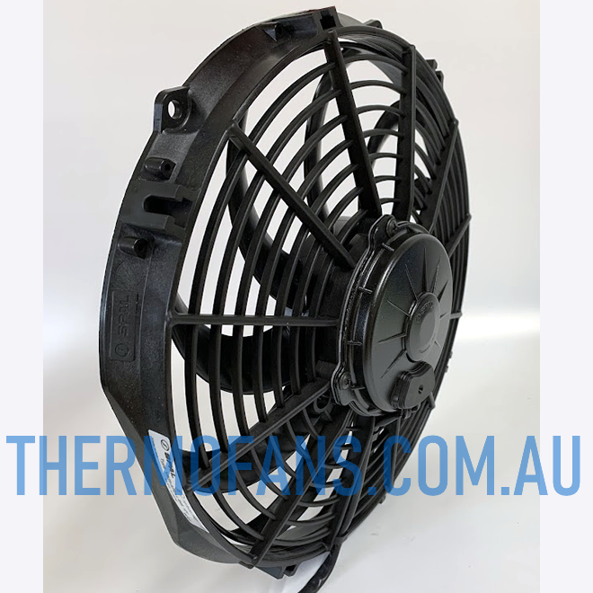 SPAL Thermo Pusher Fan - 11" / 280mm Skew 12V - 832 CFM - 6.4Amps ...