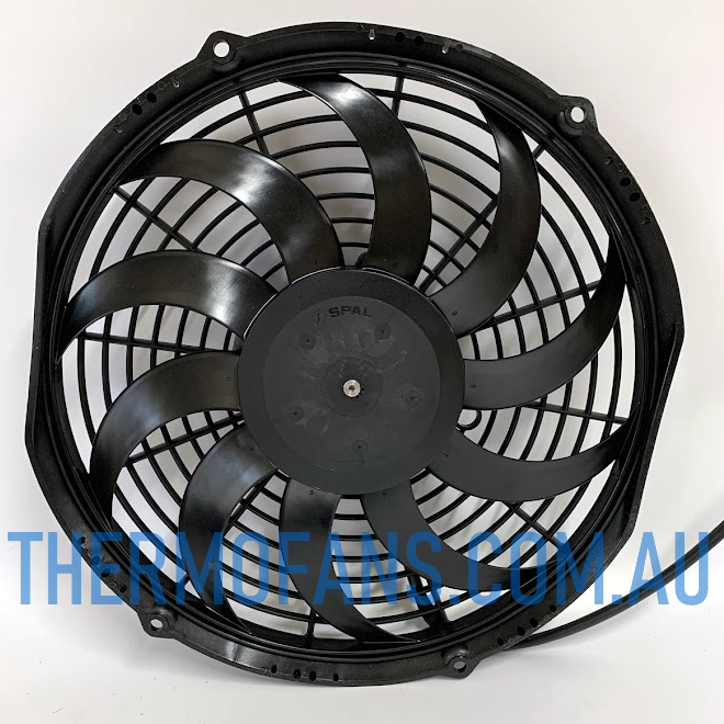 SPAL Thermo Pusher Fan - 11" / 280mm Skew 12V - 832 CFM - 6.4Amps ...