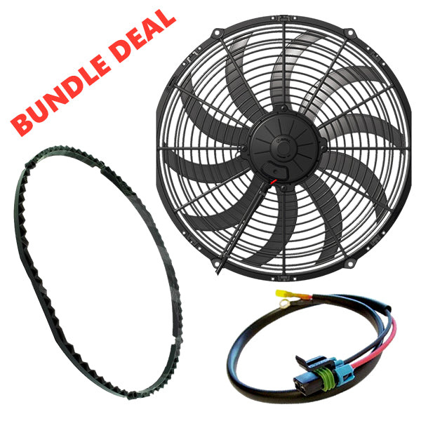 SPAL 16" High-Performance Road Racing Puller Fan – Thermofans.com.au